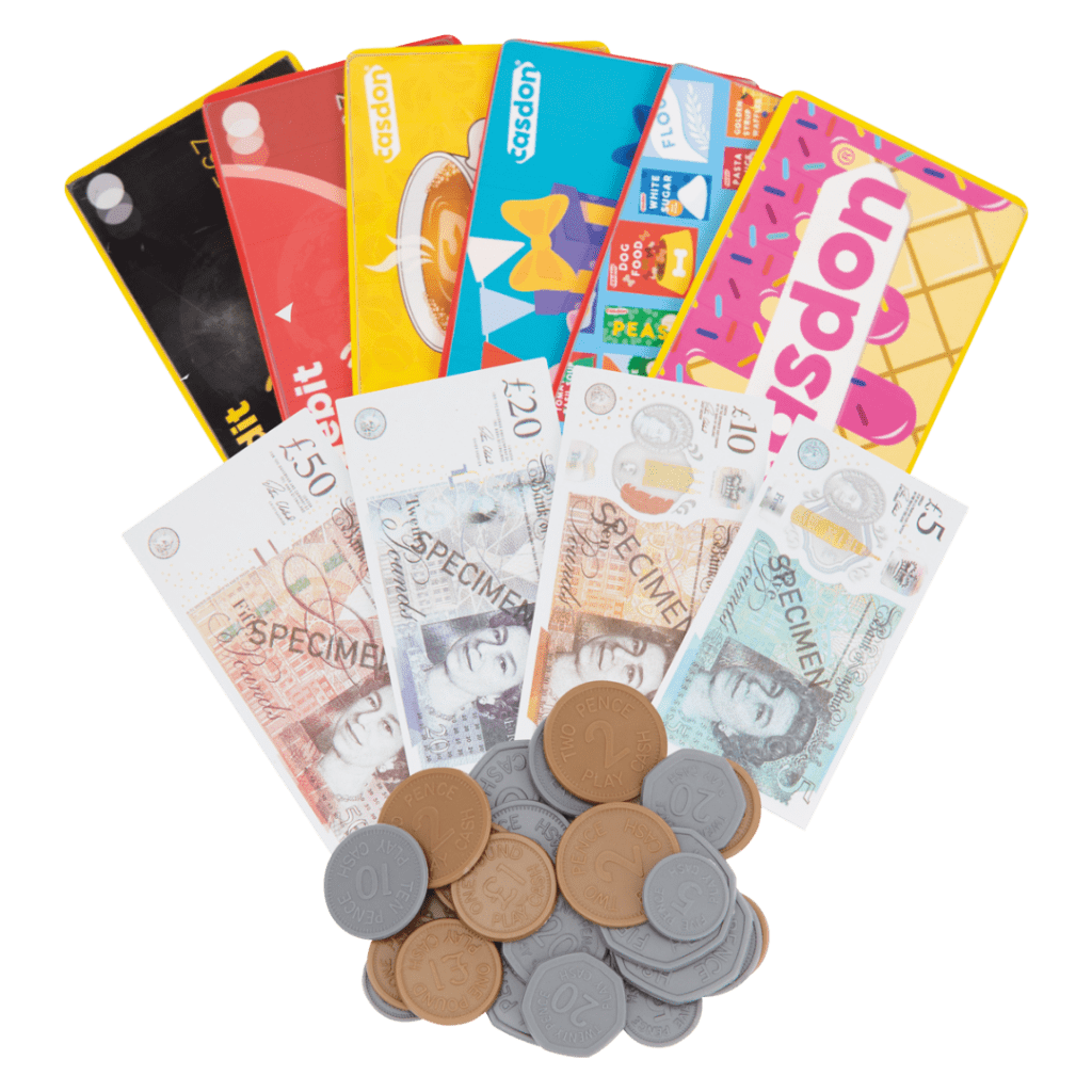 casdon play money & pretend play card set - Casdon